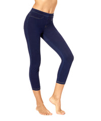 Classic Indigo Denim Capri | No nonsense